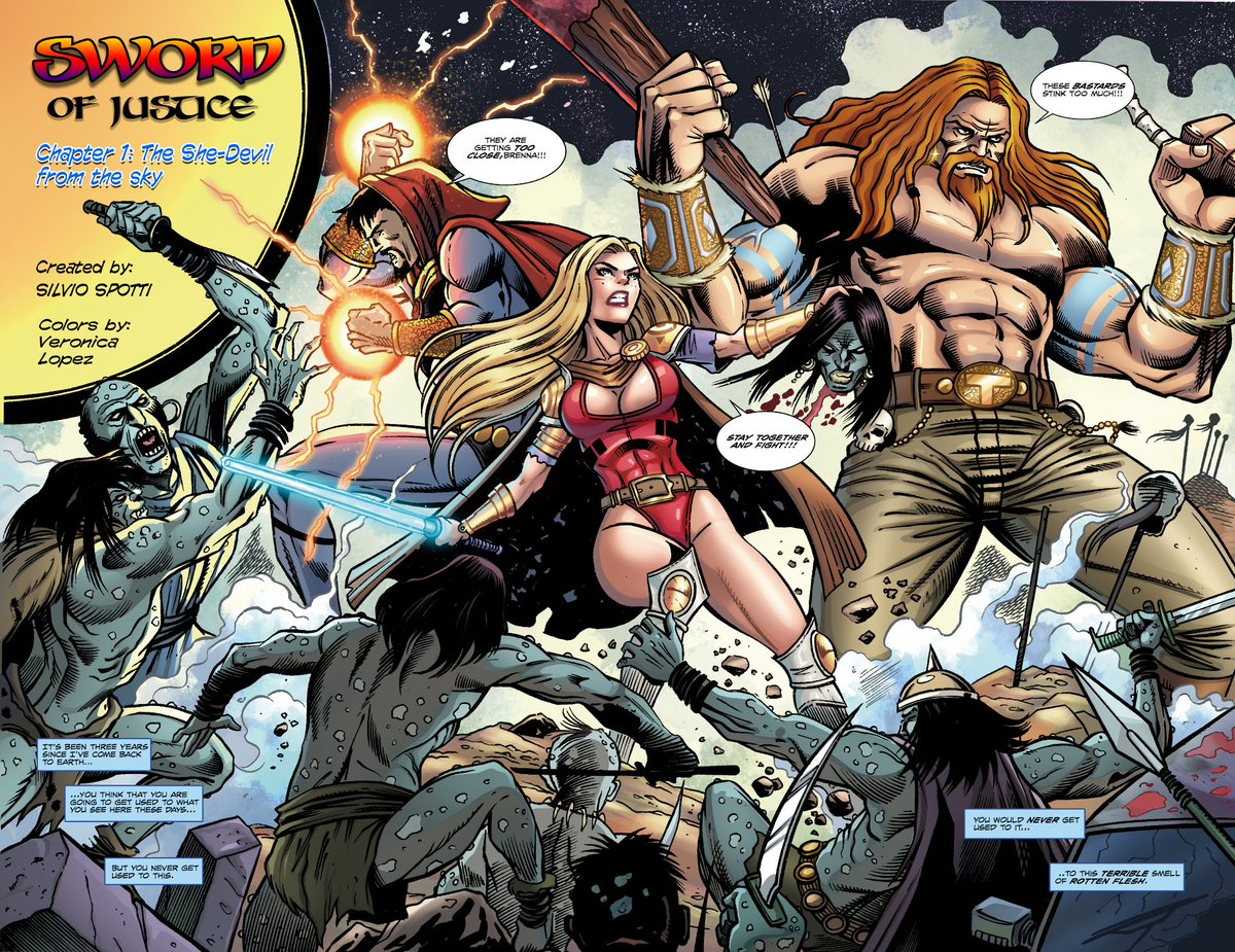 Sword of Justice #1 by Silvio Spotti / Top Secret Press | IndieCron ...
